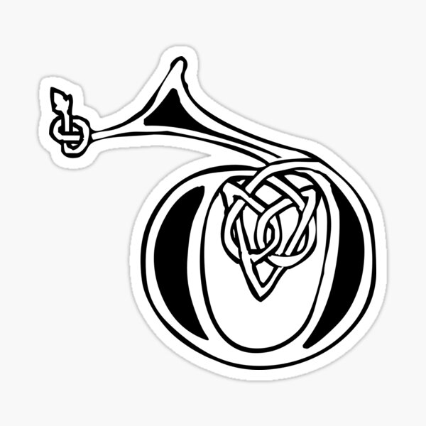 "The Letter D - Celtic Knot Design Monogram " Sticker for Sale by ...