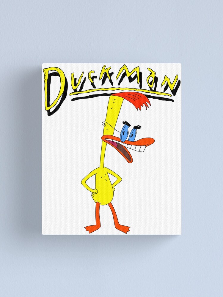 "Duckman" Canvas Print for Sale by MuffinInch | Redbubble