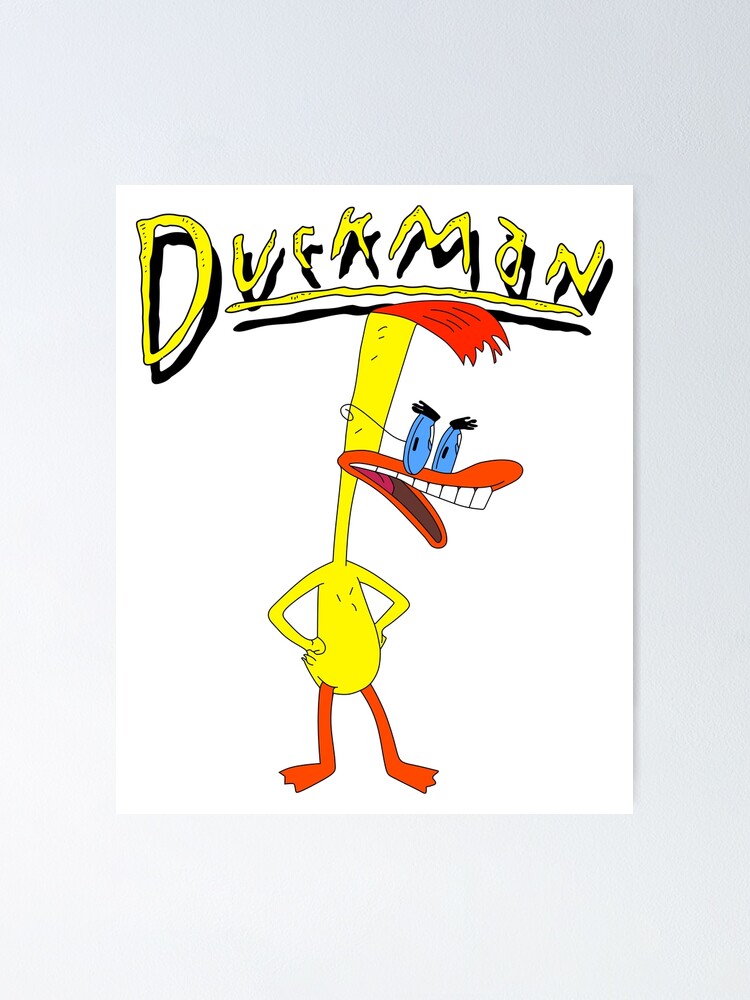 "Duckman" Poster for Sale by MuffinInch | Redbubble