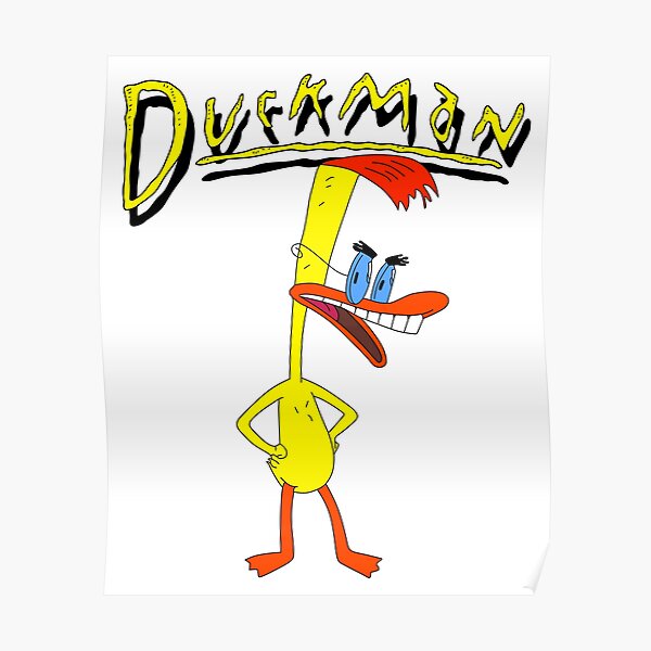 "Duckman" Poster for Sale by MuffinInch | Redbubble