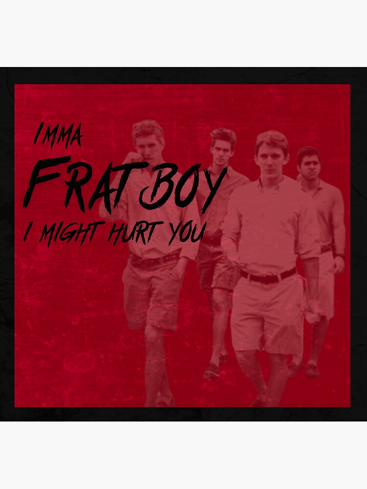 "Frat Boy" Sticker for Sale by swaggiemaggie | Redbubble