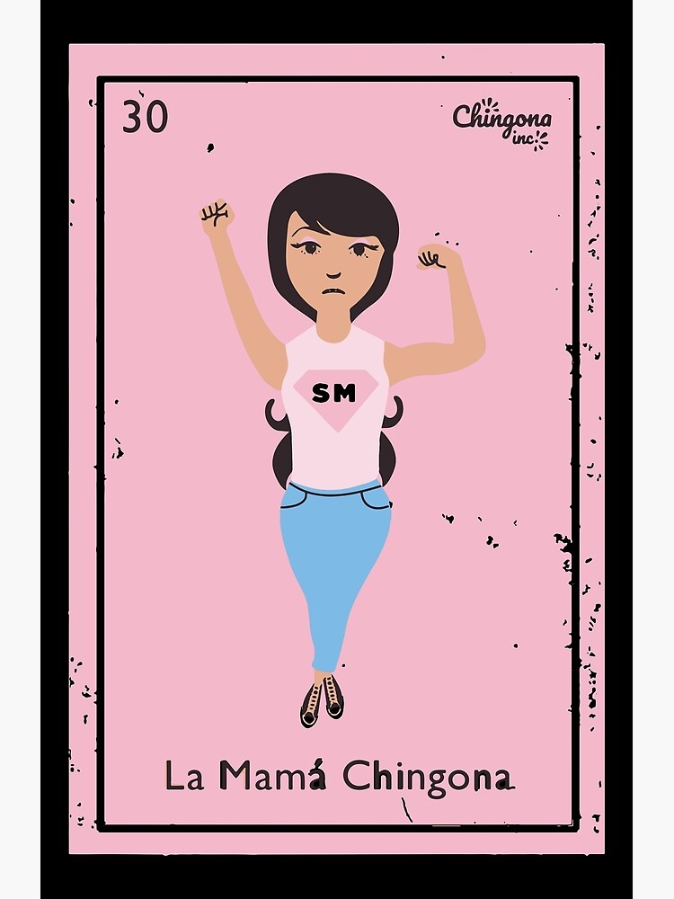 "La Mama Chingona" Poster for Sale by IsaacMarqua | Redbubble