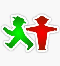 Ampelmann Stickers | Redbubble