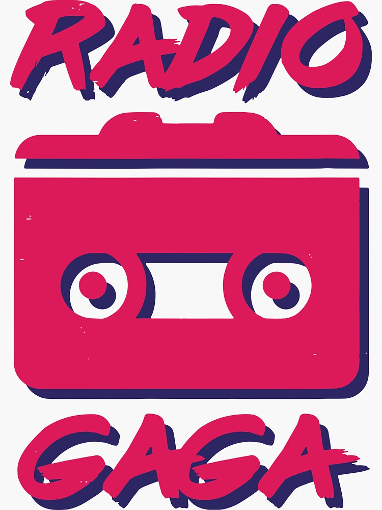 "Radio Gogo Fan 80s Edition" Sticker for Sale by LutherZeml | Redbubble
