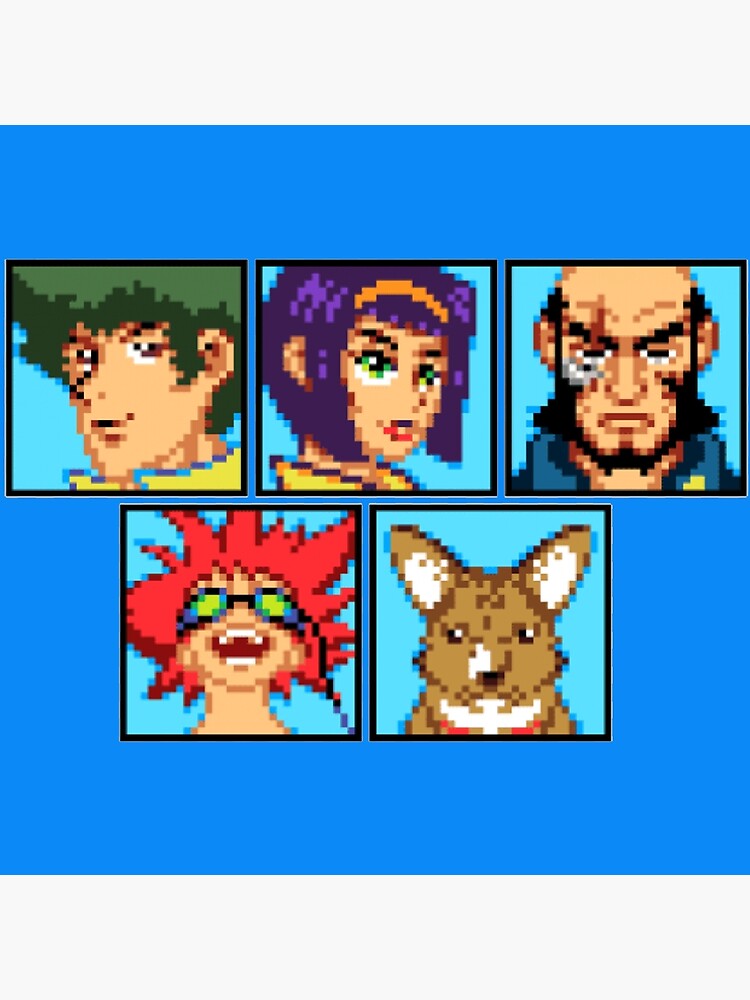 "Pixel Cowboy Bebop" Art Print for Sale by bepis-lemiao | Redbubble