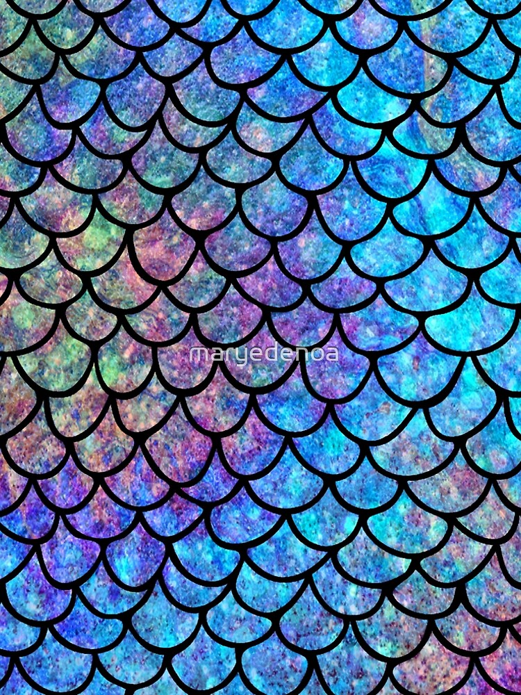 "Colorful Mermaid scales" A-Line Dress for Sale by maryedenoa | Redbubble