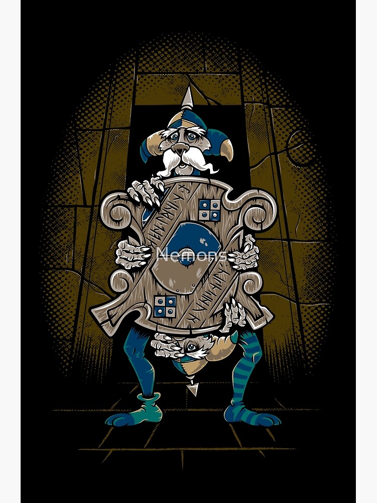 "One of Us Always Lies - Labyrinth Door - Goblin - 80's Fantasy" Poster ...