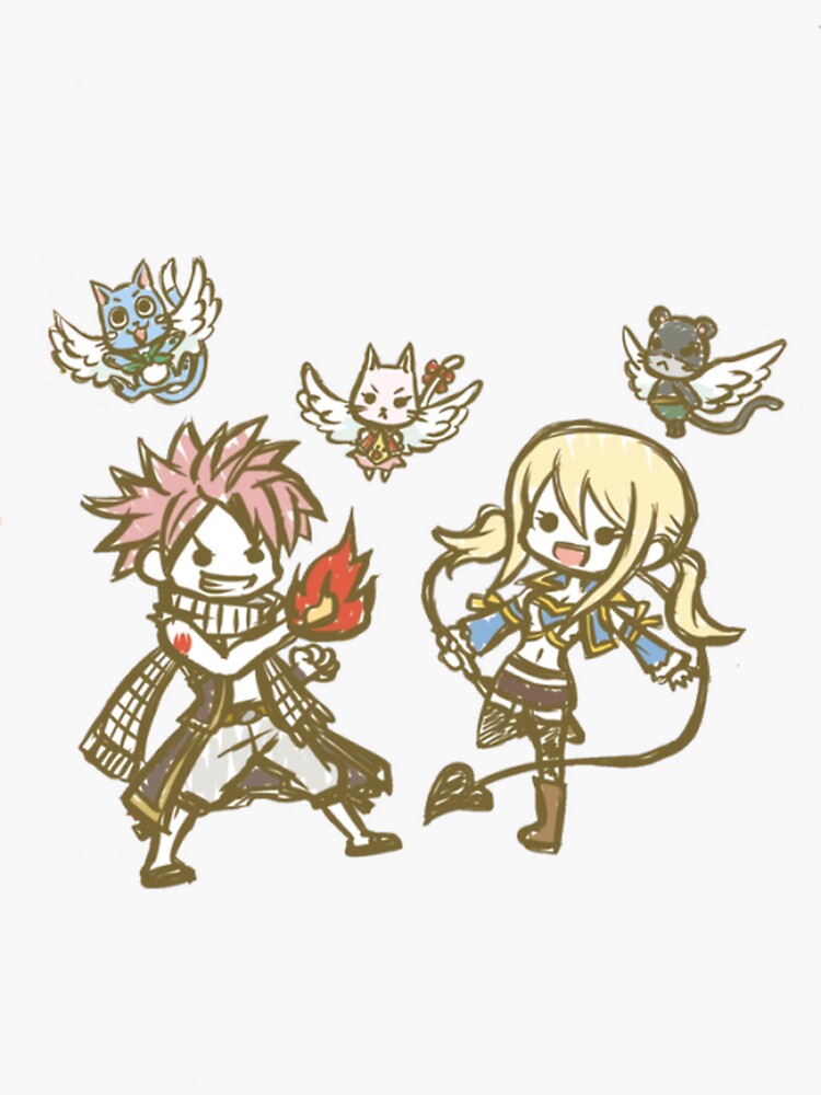 "Fairy Tail" Sticker for Sale by KaeHeu | Redbubble