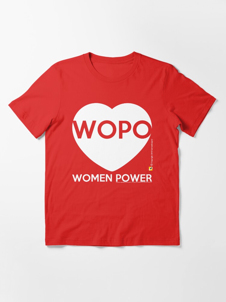 "WOPO WOMEN POWER" T-shirt by karmadesigner | Redbubble