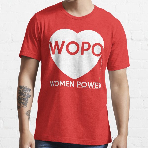 "WOPO WOMEN POWER" T-shirt by karmadesigner | Redbubble