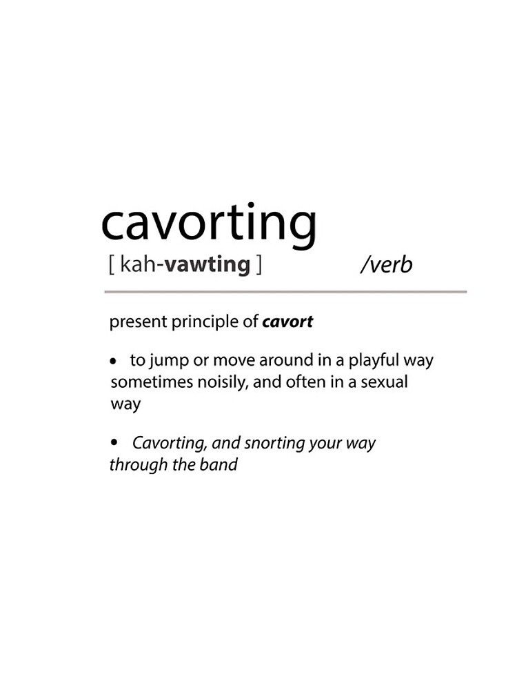 "Cavorting Courteeners Meaning" iPhone Case for Sale by mrpopo8 | Redbubble