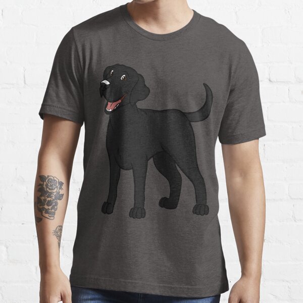 "Smiling Black Lab " T-shirt for Sale by rmcbuckeye | Redbubble | black ...