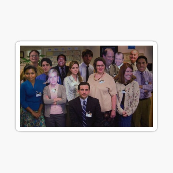 "The Office Group Photo" Sticker for Sale by zanlee | Redbubble