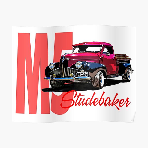 "M5 Studebaker pickup" Poster by RMautoart42 | Redbubble