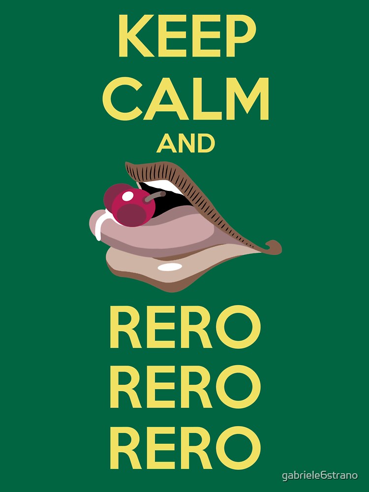 "Rero Rero Rero" T-shirt for Sale by gabriele6strano | Redbubble | jojo ...