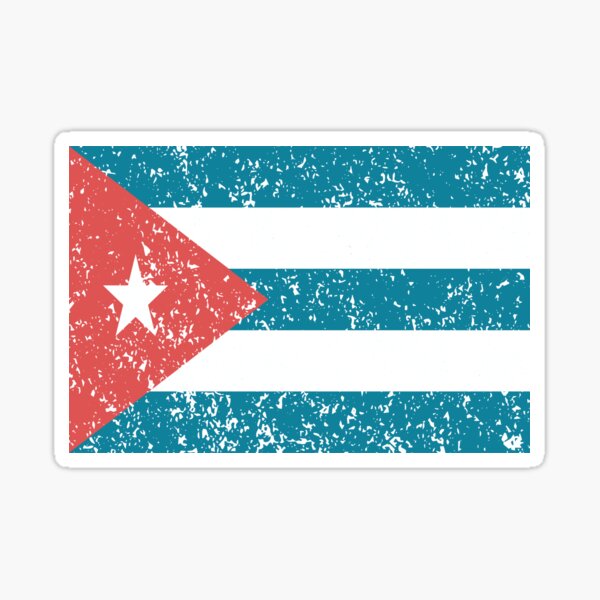 "Cuba Flag " Sticker by brandonv111 | Redbubble