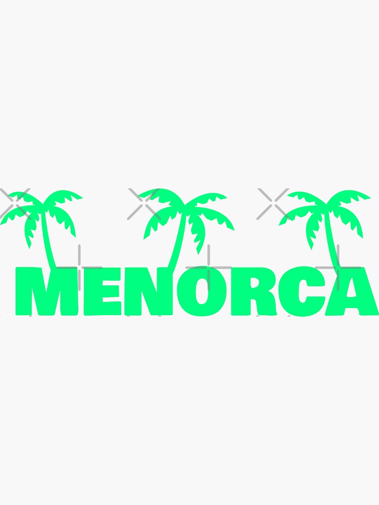 "Menorca palm trees" Sticker by phys | Redbubble