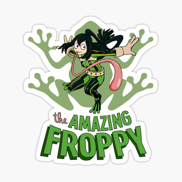 "The Amazing Froppy" Sticker for Sale by Pangolin1234 | Redbubble