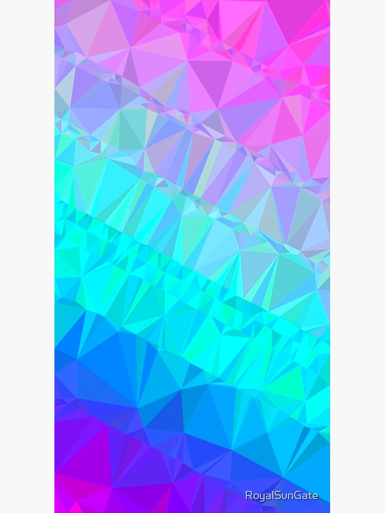 "Cute Polygon Texture " Art Print for Sale by RoyalSunGate | Redbubble
