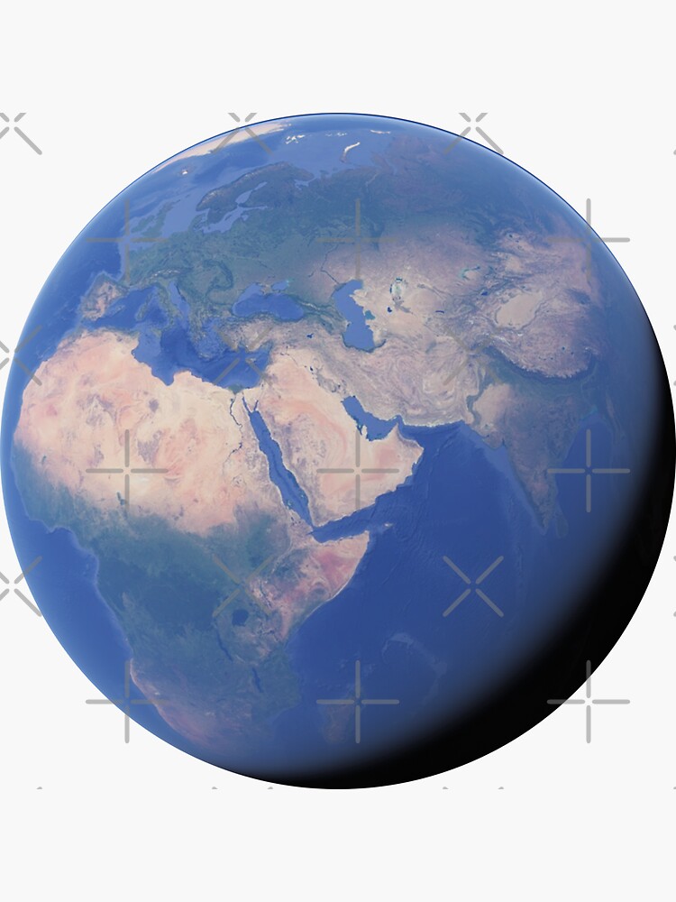 "WORLD GLOBE" Sticker for Sale by CharlieCreator | Redbubble