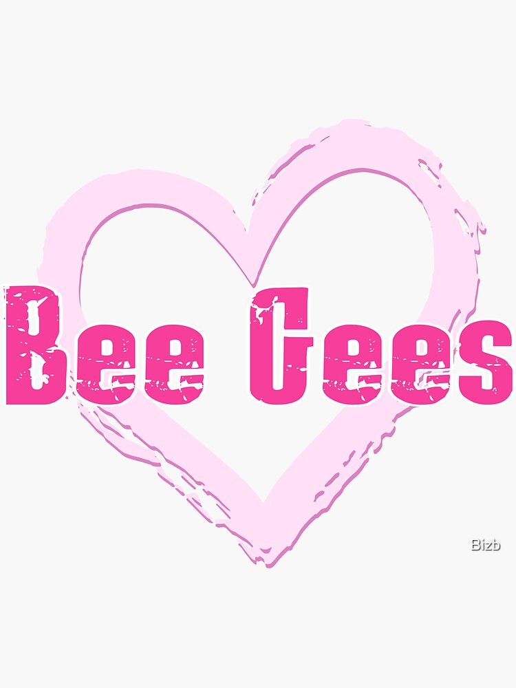 "Bee Gees Forever!" Sticker for Sale by Bizb | Redbubble