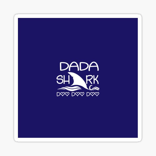 "Dada Shark" Sticker for Sale by enami | Redbubble