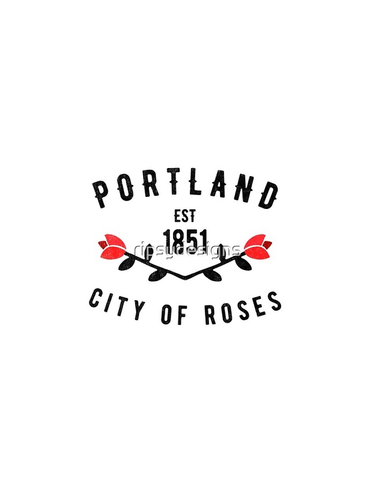 "Vintage Classic Retro Portland City of Roses Oregon Novelty Gift ...