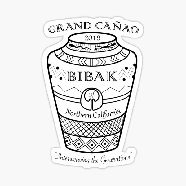 "Grand Canao logo for the BIBAK of Northern California " Sticker for ...