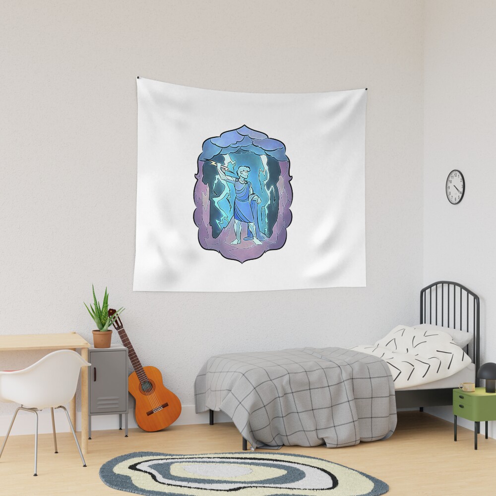 "Stained Glass: Zeus" Art Print for Sale by OSPYouTube | Redbubble