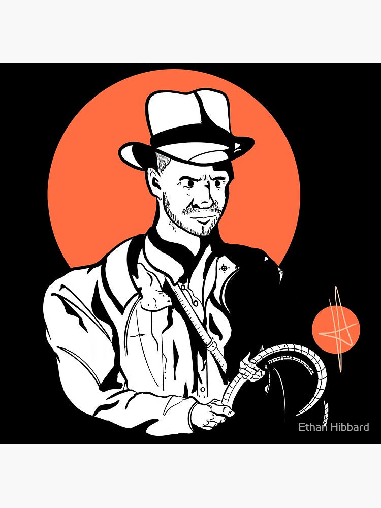 "JONES!!" Sticker by ehibbard2001art | Redbubble