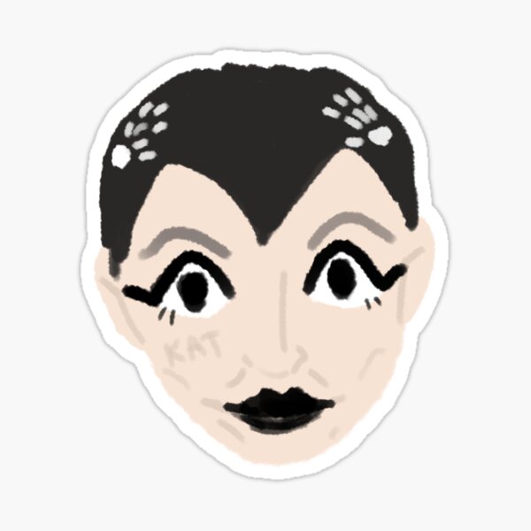 "Goth Abby Brown" Sticker for Sale by domtheswick | Redbubble