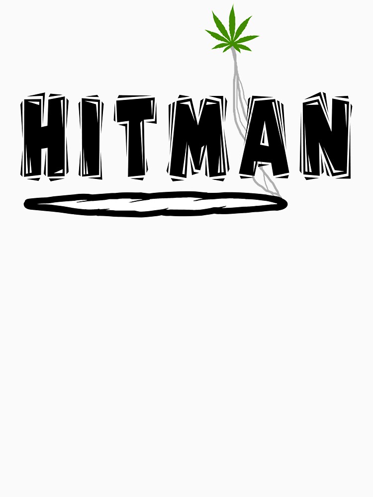 "Marijuana "Hitman"" T-shirt for Sale by MarijuanaTshirt | Redbubble ...