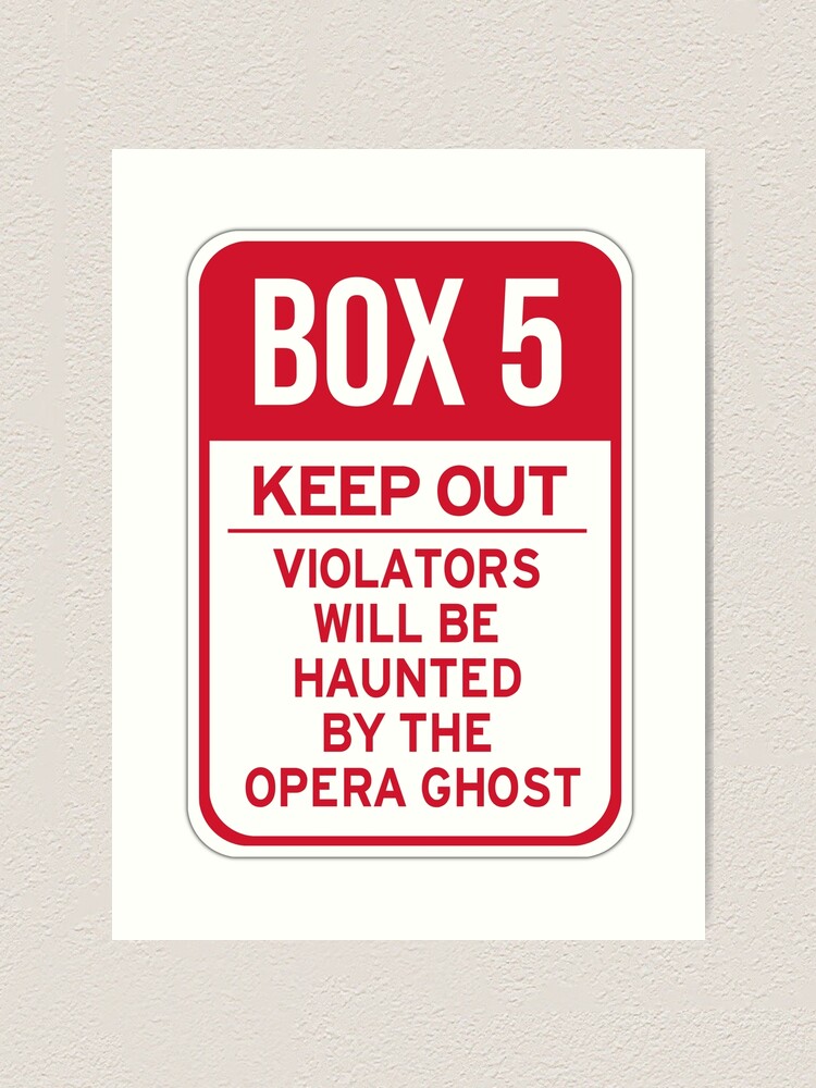 "Box 5: Keep Out" Art Print by rjdaae | Redbubble