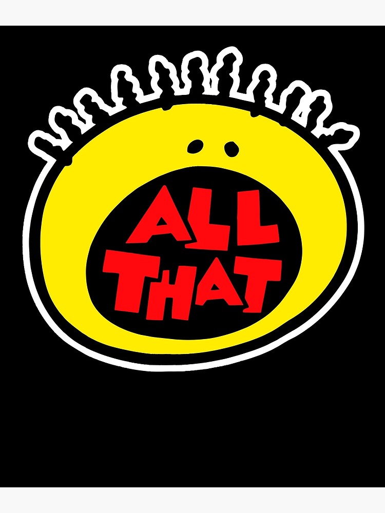 "Nick Rewind All That Logo" Art Print by CoyDenesik | Redbubble