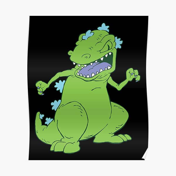 "Nickelodeon Classic Rugrats Reptar Roar" Poster by CoyDenesik | Redbubble