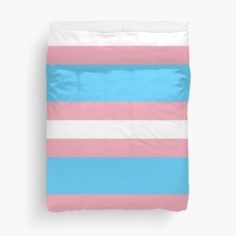 "Transgender Pride Flag LGBTQ" Duvet Cover for Sale by ArgosDesigns ...