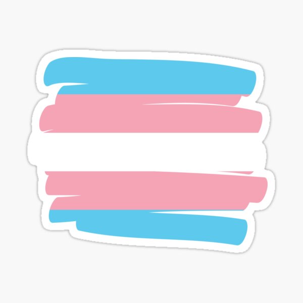 "Trans Scribble" Sticker for Sale by KingTrans | Redbubble