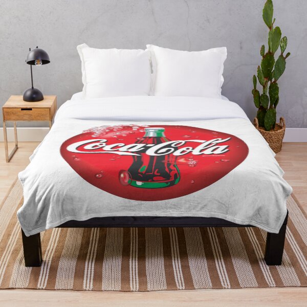 Coca Cola Throw Blankets | Redbubble