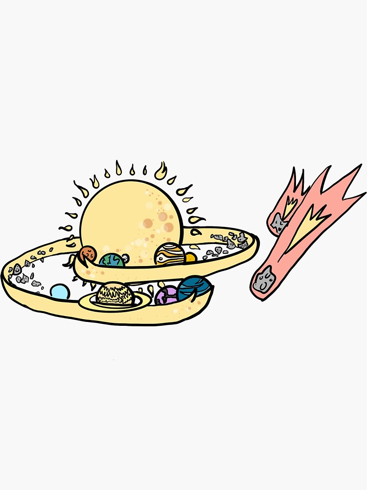 "Solar System Hugs" Sticker for Sale by grAcethetics | Redbubble