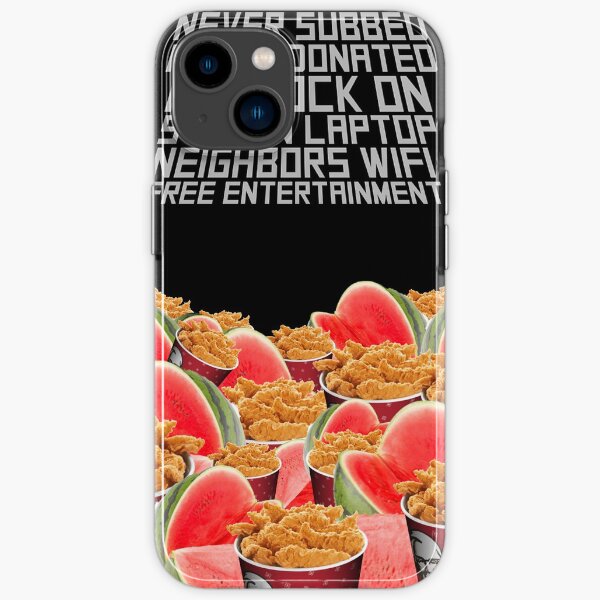 "TriHard KFC and Watermelon poster" iPhone Case for Sale by MadsPoulsen ...