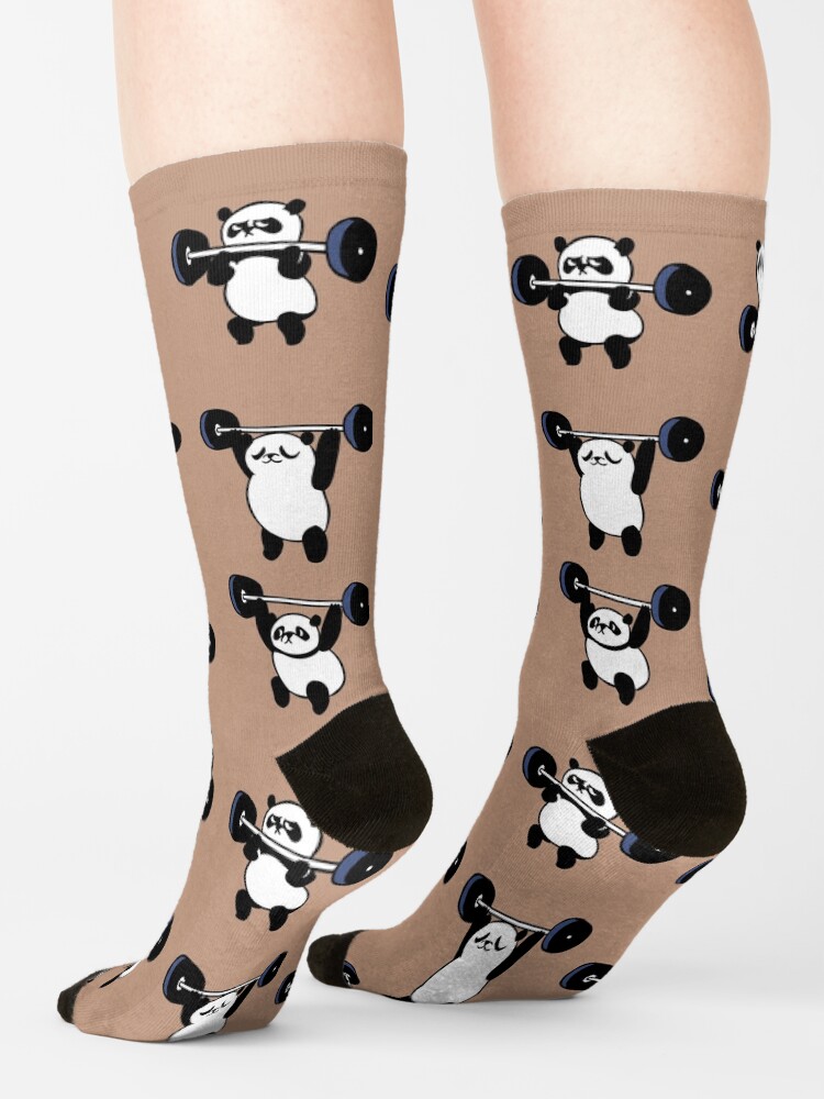 " Olympic Lifting Panda" Socks for Sale by Huebucket | Redbubble