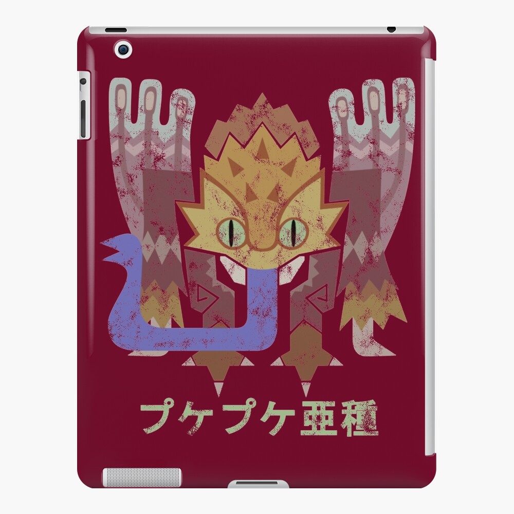 Monster Hunter World Iceborne Coral Pukei Pukei Kanji Icon Ipad Case And Skin For Sale By