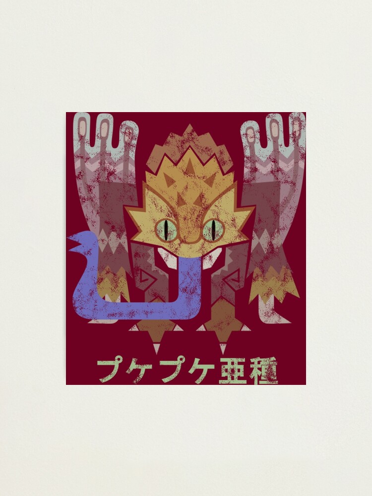 "Monster Hunter World Iceborne Coral Pukei-Pukei Kanji Icon ...