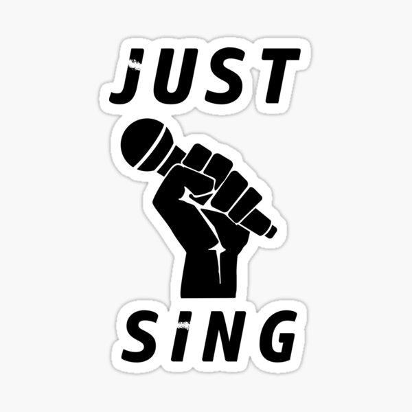 "Just Sing - Revolution" Sticker for Sale by Yolosapien | Redbubble