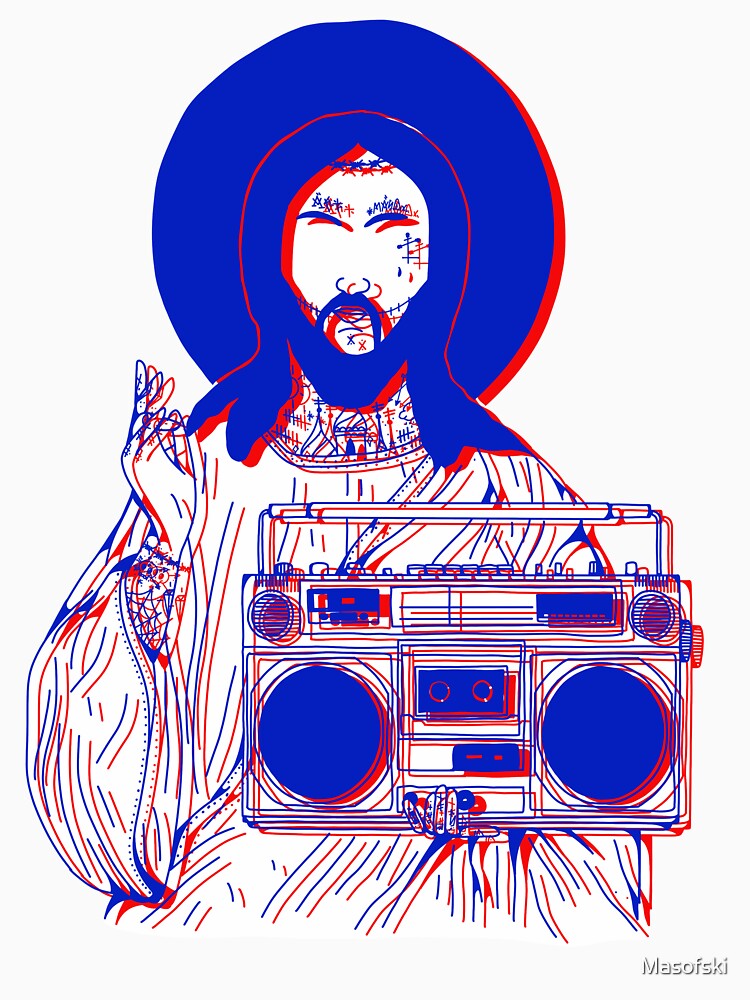 "Jesus loves hip hop" T-shirt for Sale by Masofski | Redbubble | hip ...