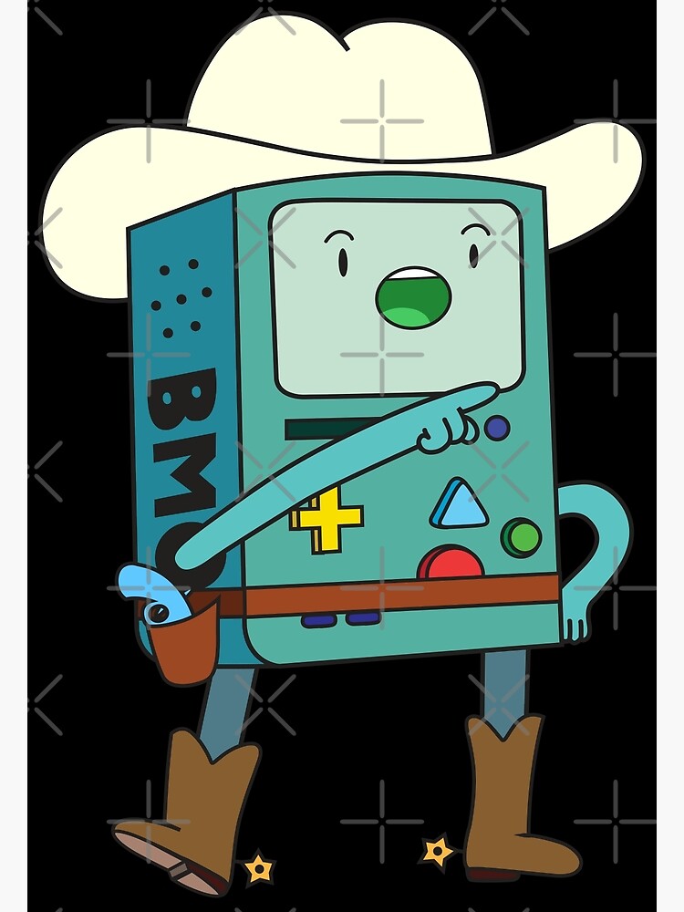 "BMO Cowboy" Art Print by plushism | Redbubble