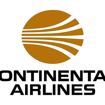 "Continental Airlines - Vintage Logo" Sticker for Sale by epitomegirl ...