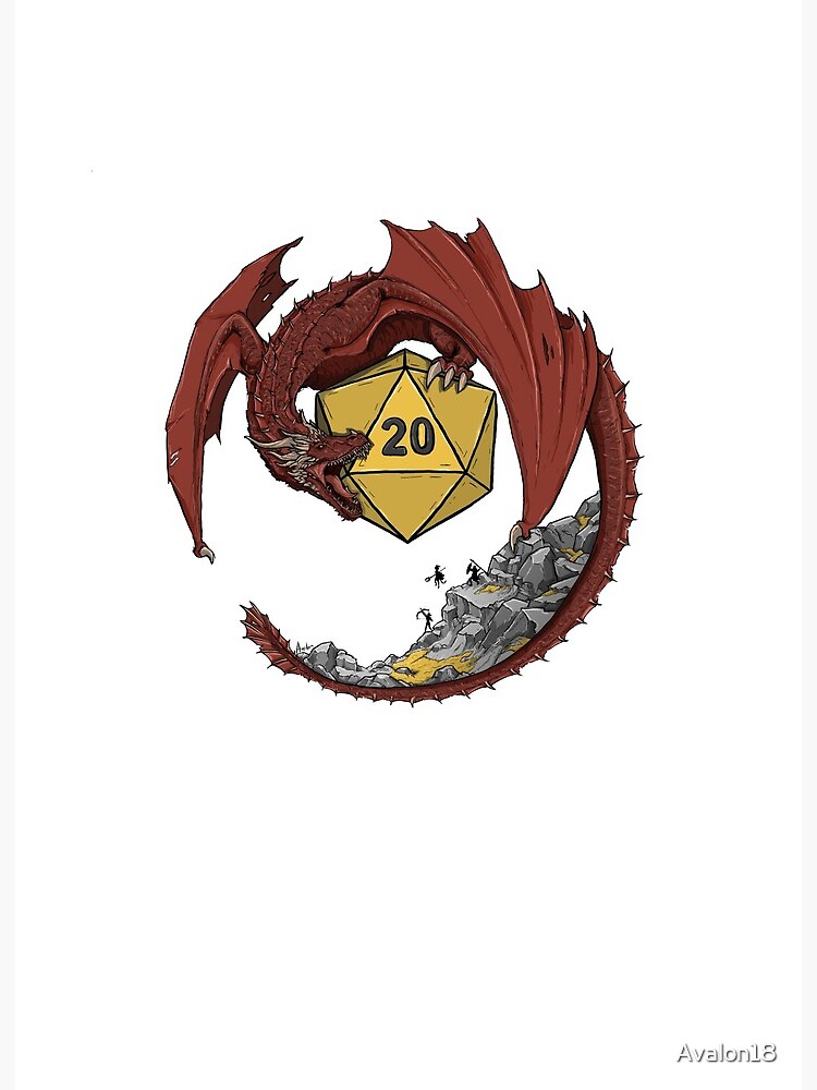 "DnD - DM symbol" Art Board Print for Sale by Avalon18 | Redbubble