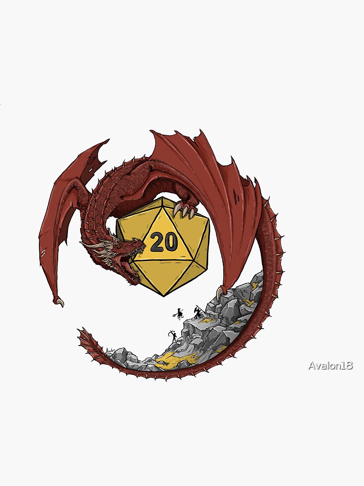 "DnD - DM symbol" Sticker for Sale by Avalon18 | Redbubble