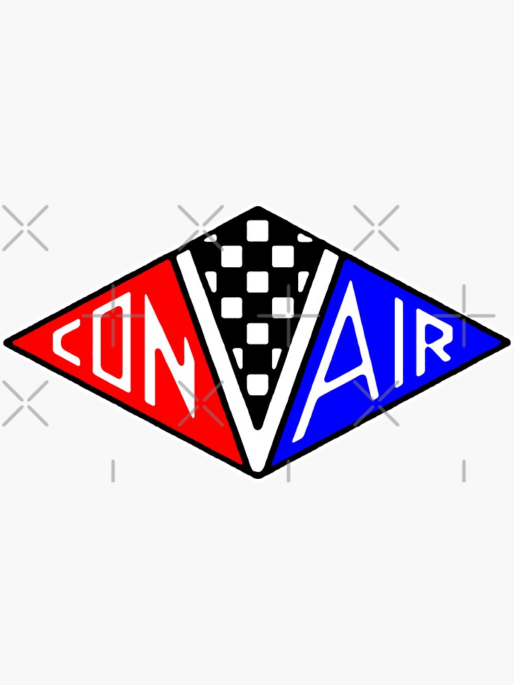 "Convair Aircraft USA" Sticker for Sale by Centuryvault | Redbubble